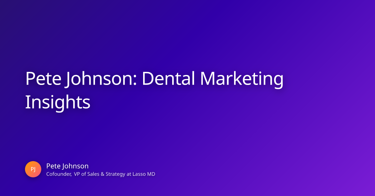 The State of Dental Marketing in 2026: Players, Trends, and What's ...